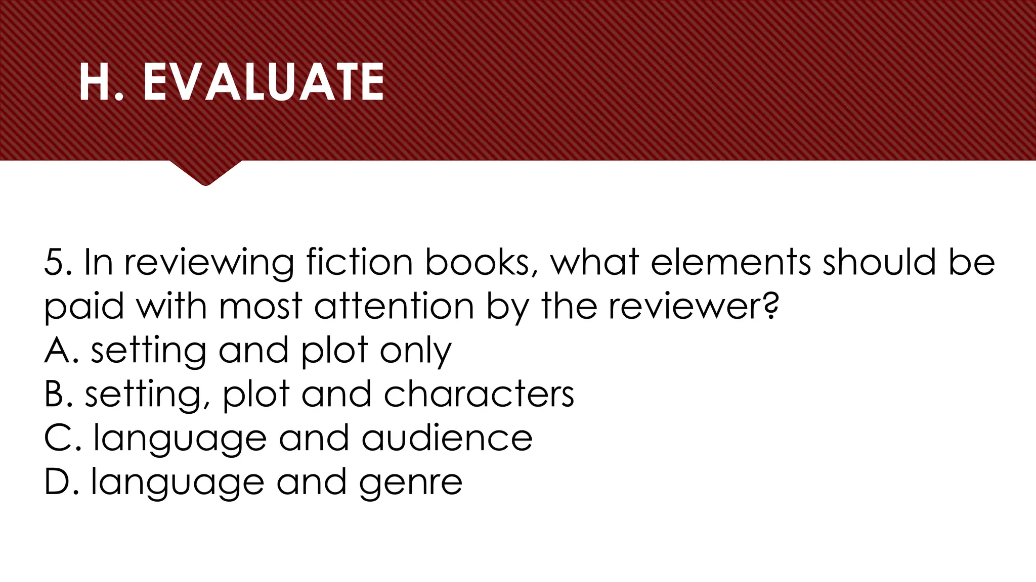 Writing a Book Review - Reading and Writing Skills | PPTX