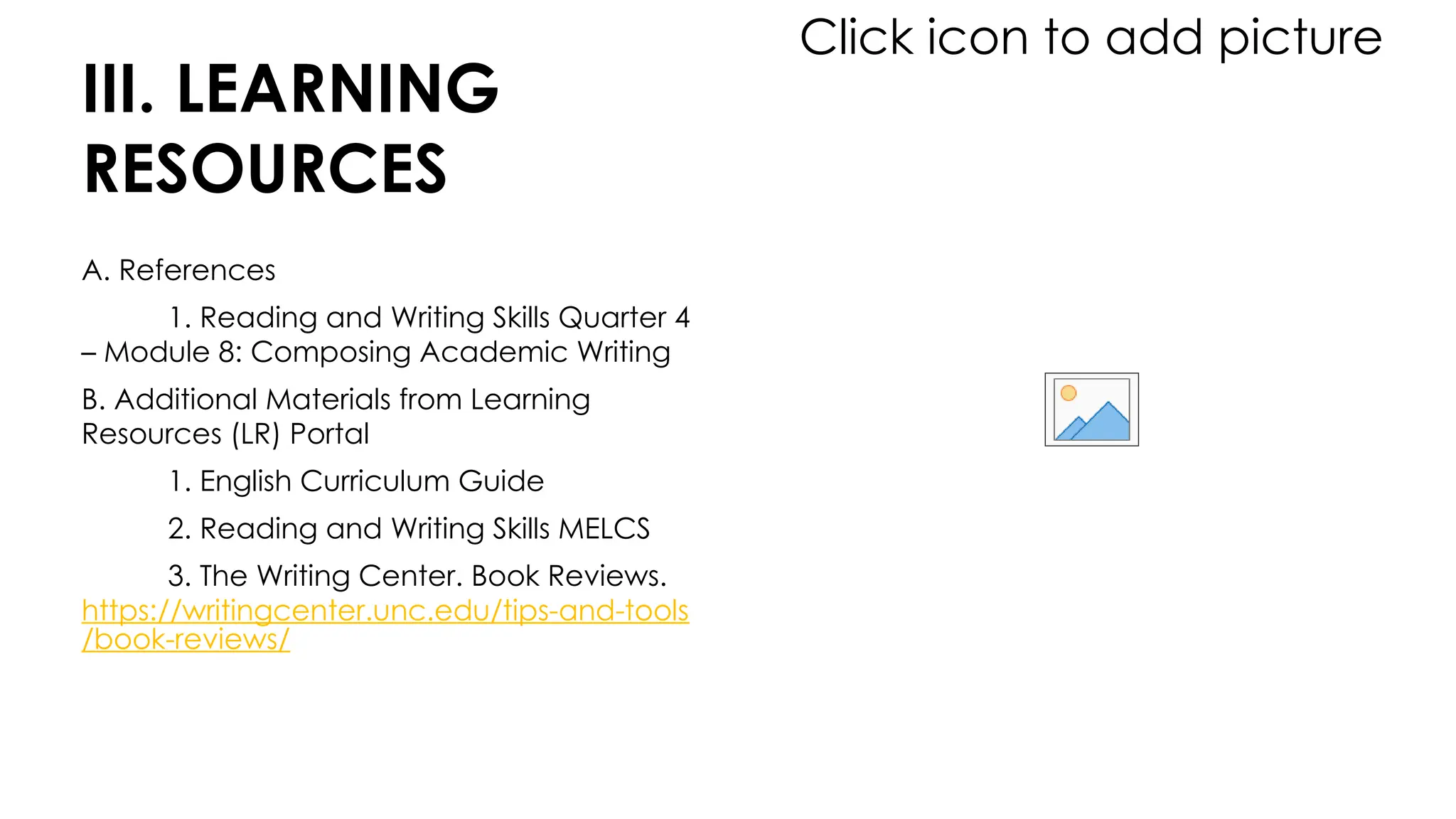 Writing a Book Review - Reading and Writing Skills | PPTX