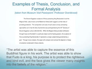 Writing About Art | PPTX