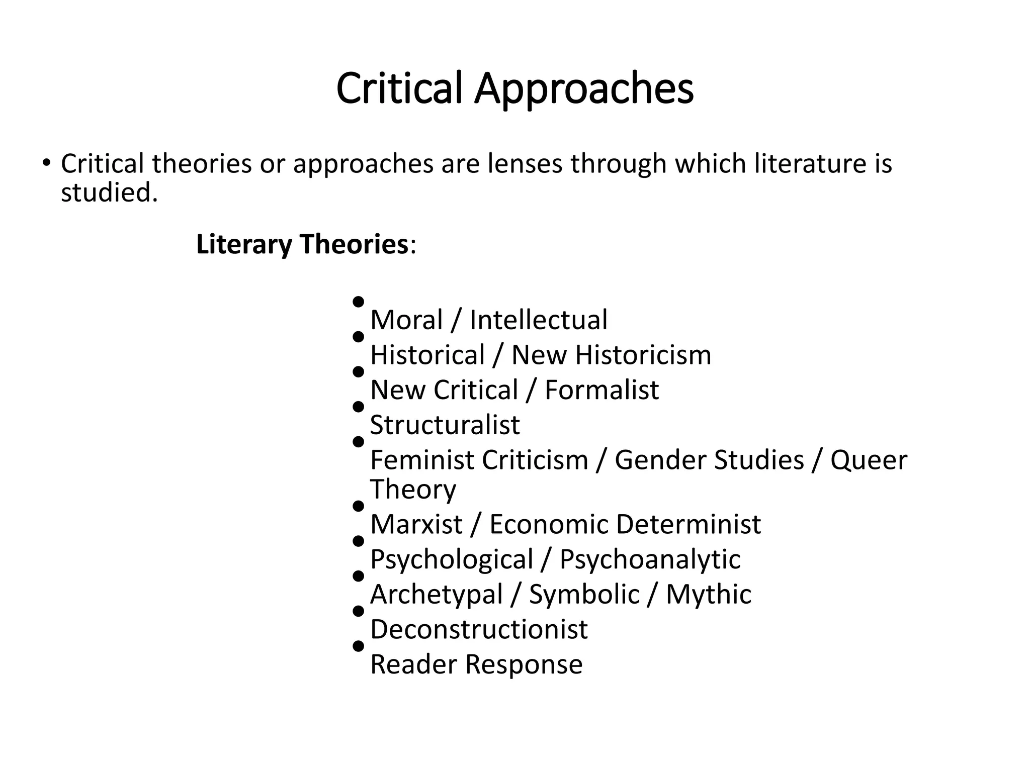 Writing about Literature | PPTX
