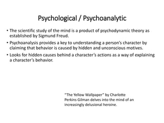 Writing about Literature | PPTX