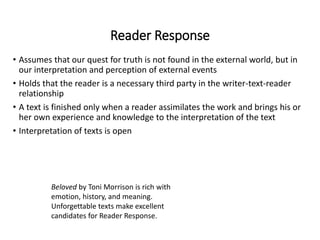 Writing about Literature | PPTX