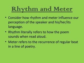 Writing about poetry | PPT