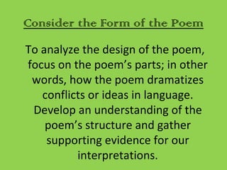 Writing about poetry2 | PPT