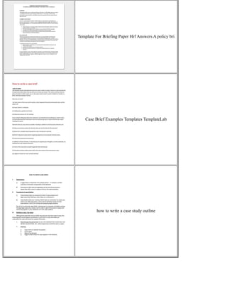 Writing A Briefing Paper | PDF