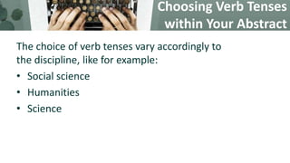 Writing an Abstract for your Research Paper | PPTX