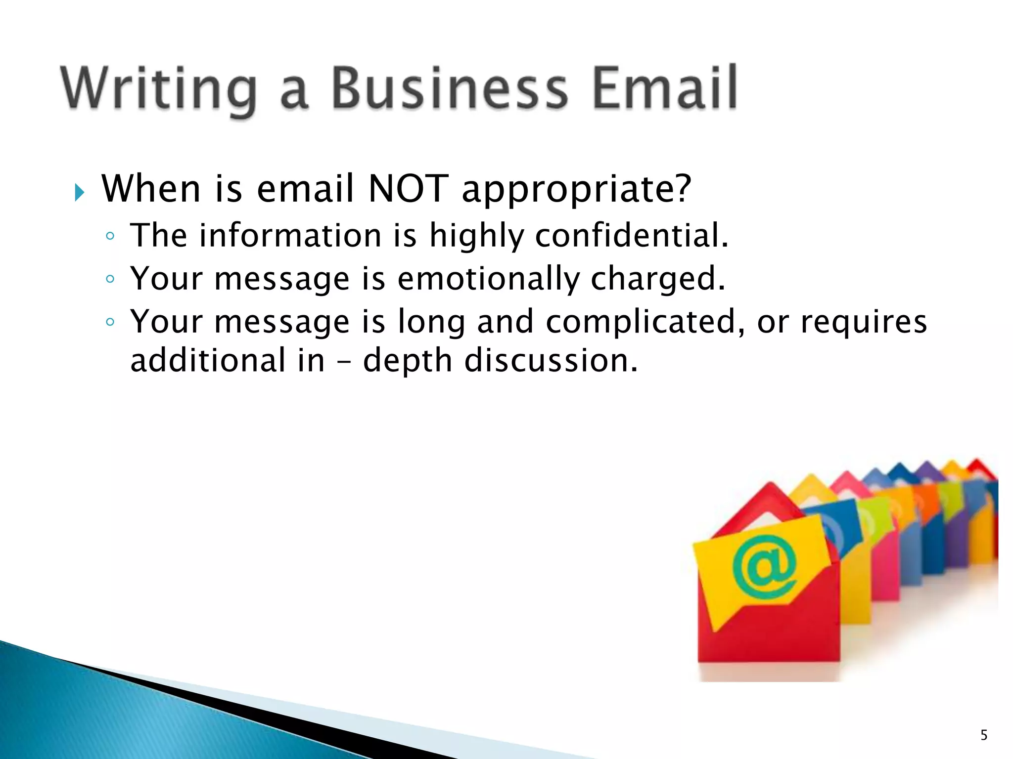 Writing a Business Email | PPTX