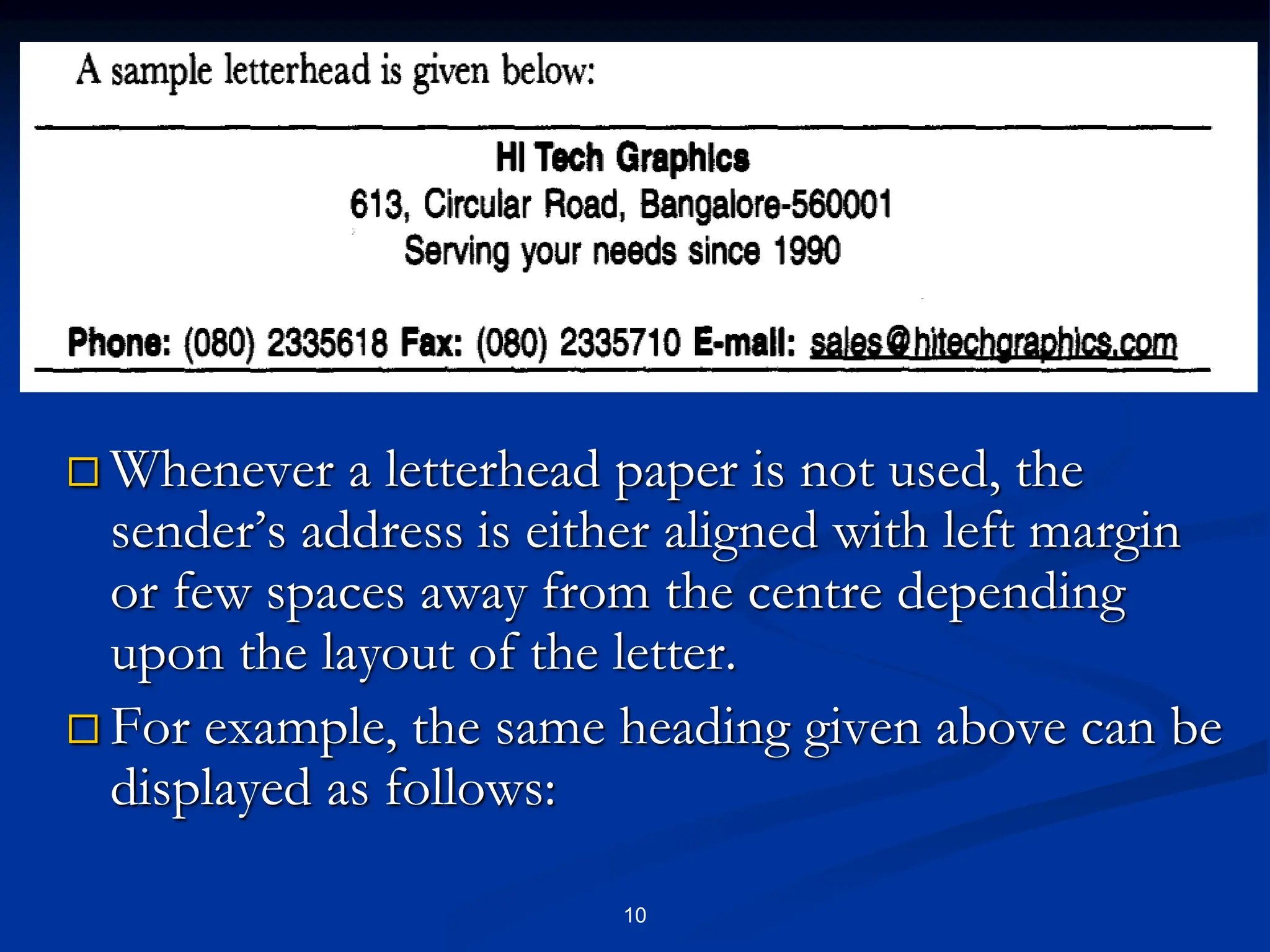 Writing a Business Letter in different models .ppt