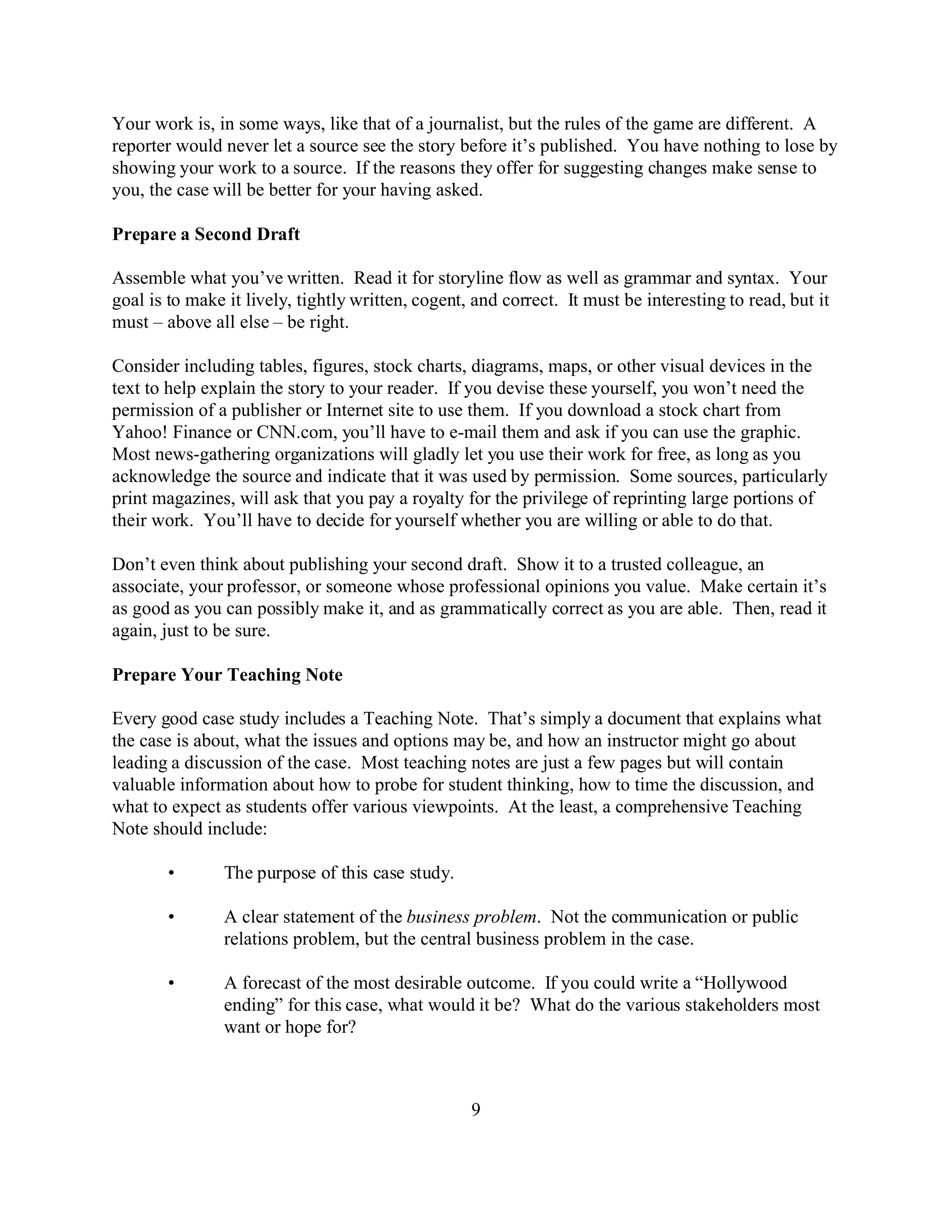 Writing a case study | PDF