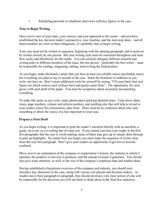 Writing a case study | PDF