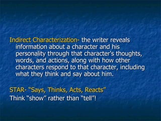 Writing a character analysis essay | PPT