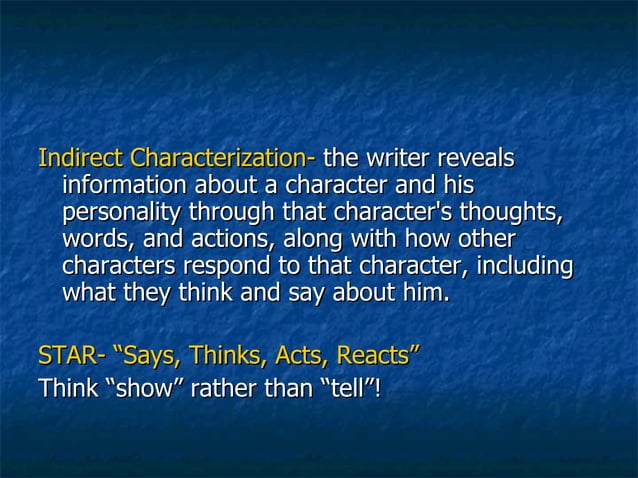 Writing a character analysis essay | PPT