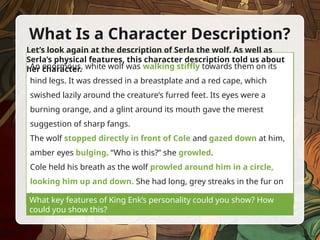 Writing a Character Description PowerPoint.pptx