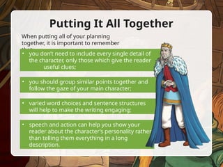 Writing a Character Description PowerPoint.pptx