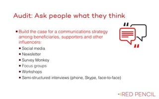 Writing a clear communications strategy | PPT