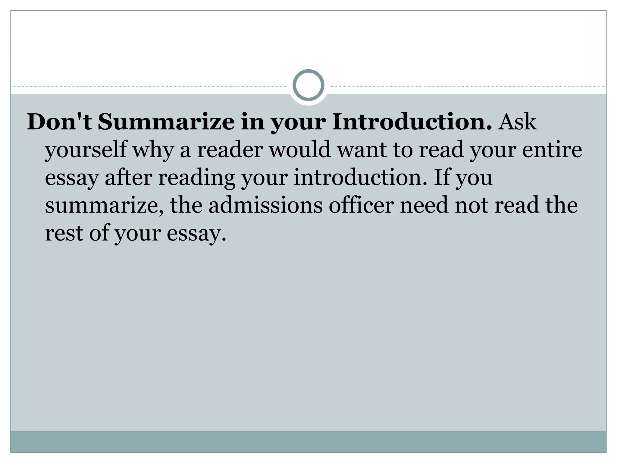 Writing College Essay | PPT