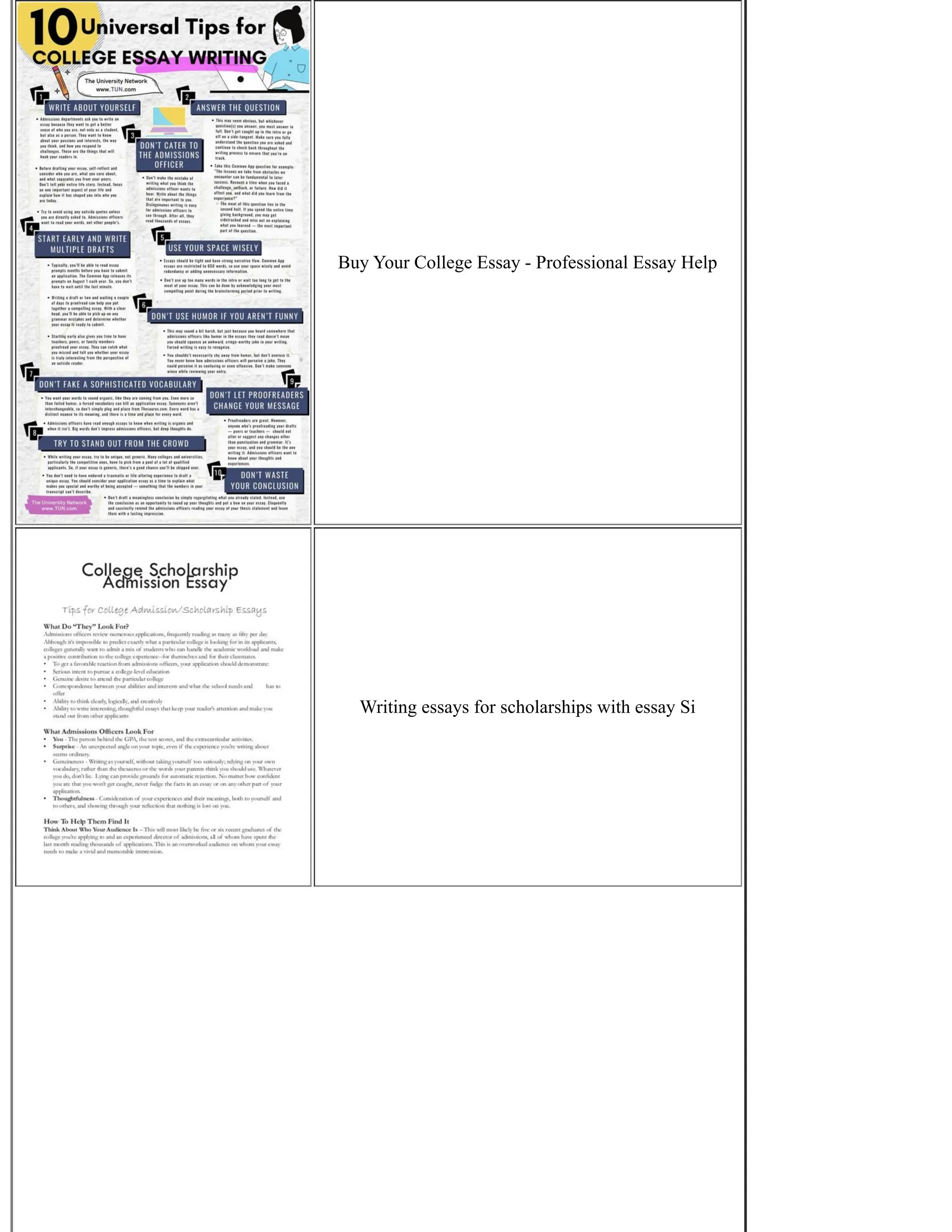 Writing A College Essay | PDF