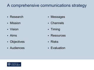 Writing a communications strategy.ppt