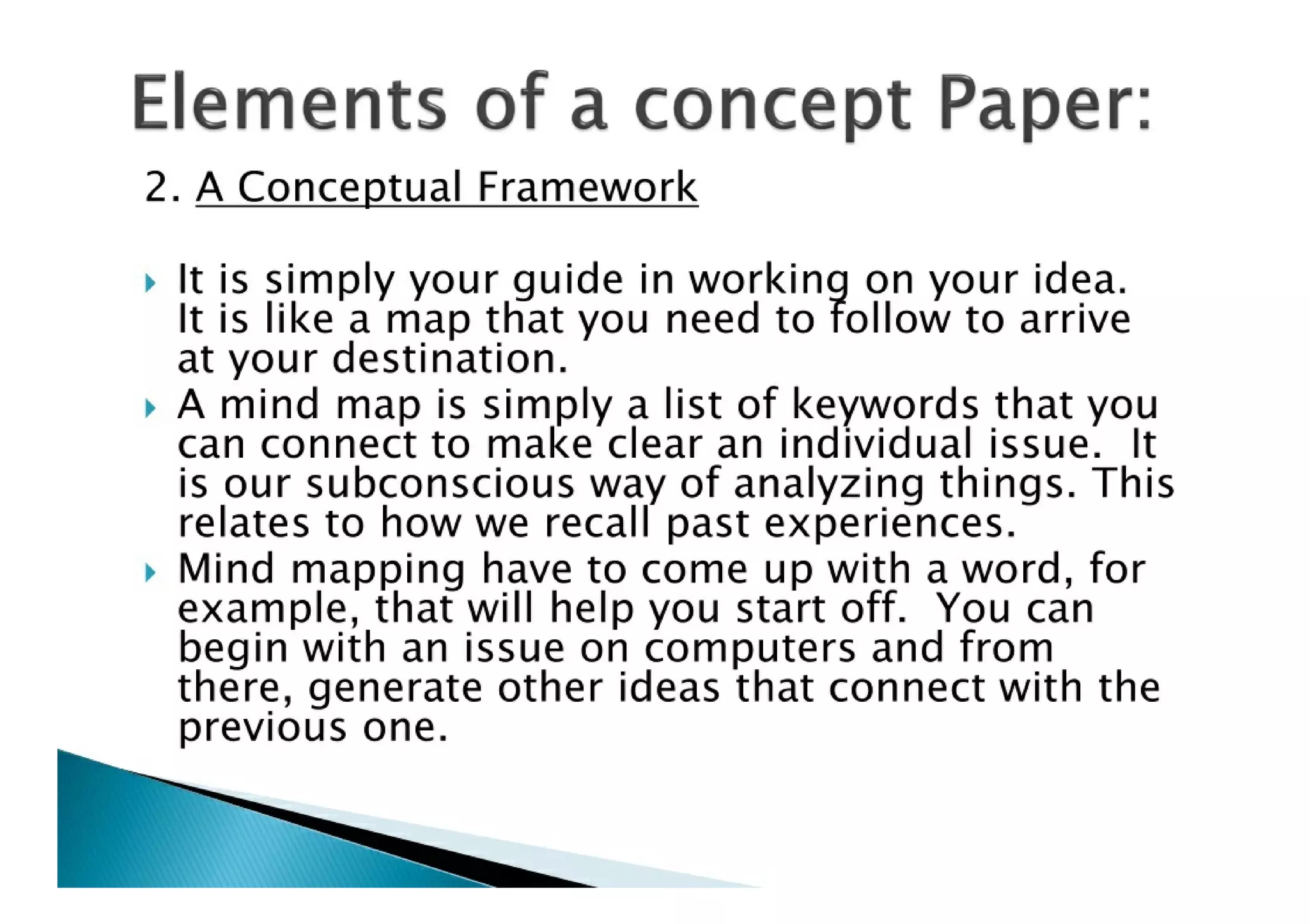WRITING A CONCEPT PAPER | PDF