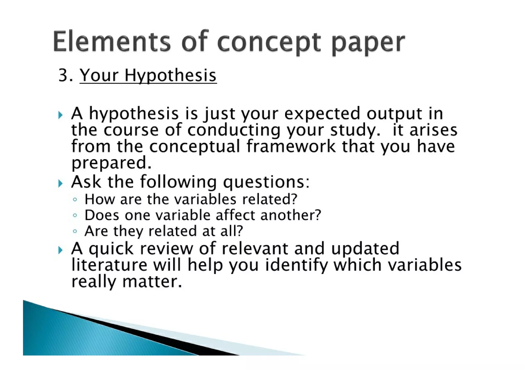 WRITING A CONCEPT PAPER | PDF