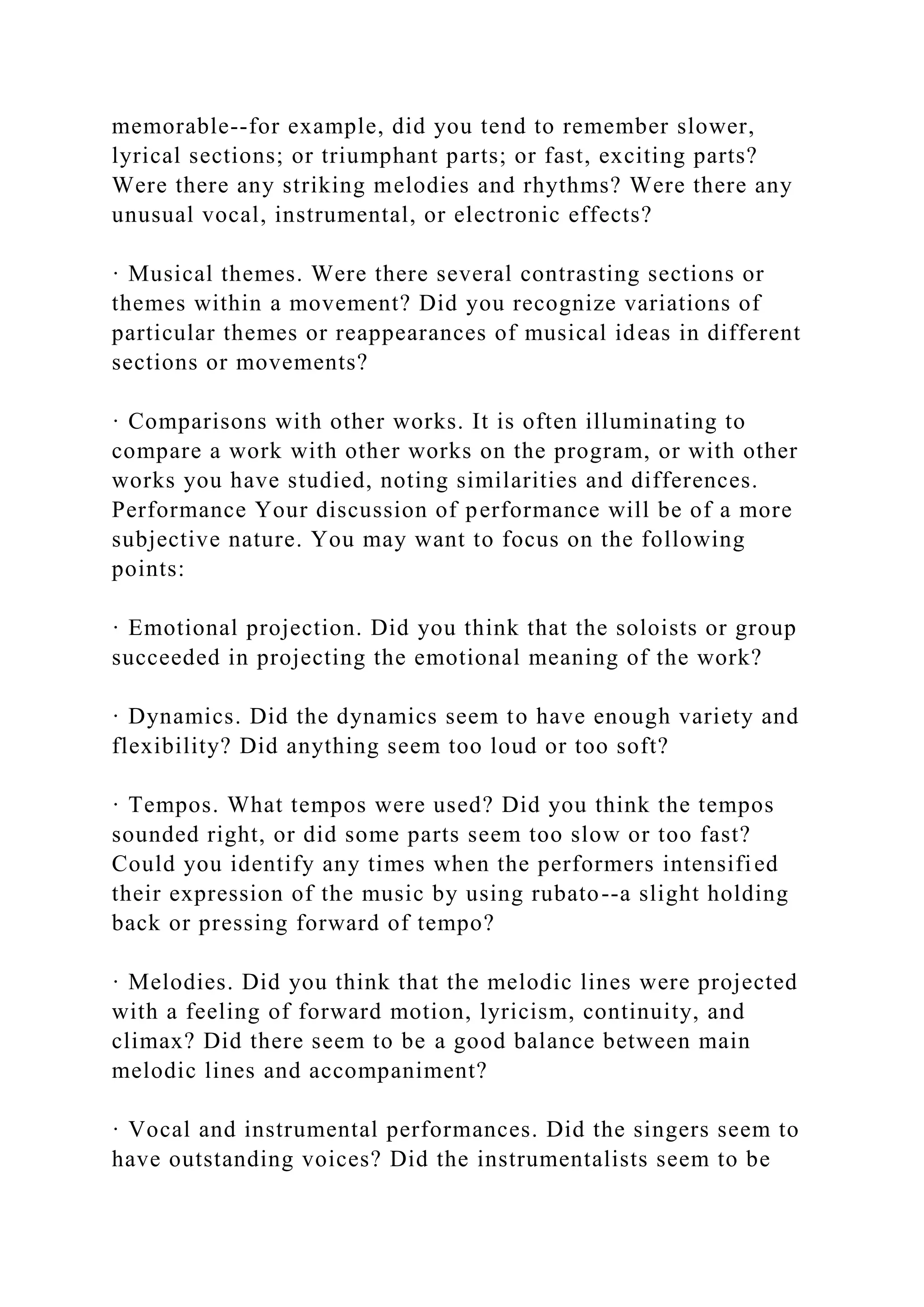 Writing A Concert Report Instructors in introductory music cours.docx