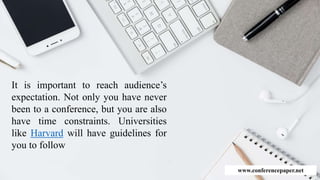 Writing a conference paper: how long should it be? | PPTX | Education