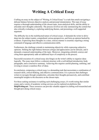 Writing A Critical Essay.pdf