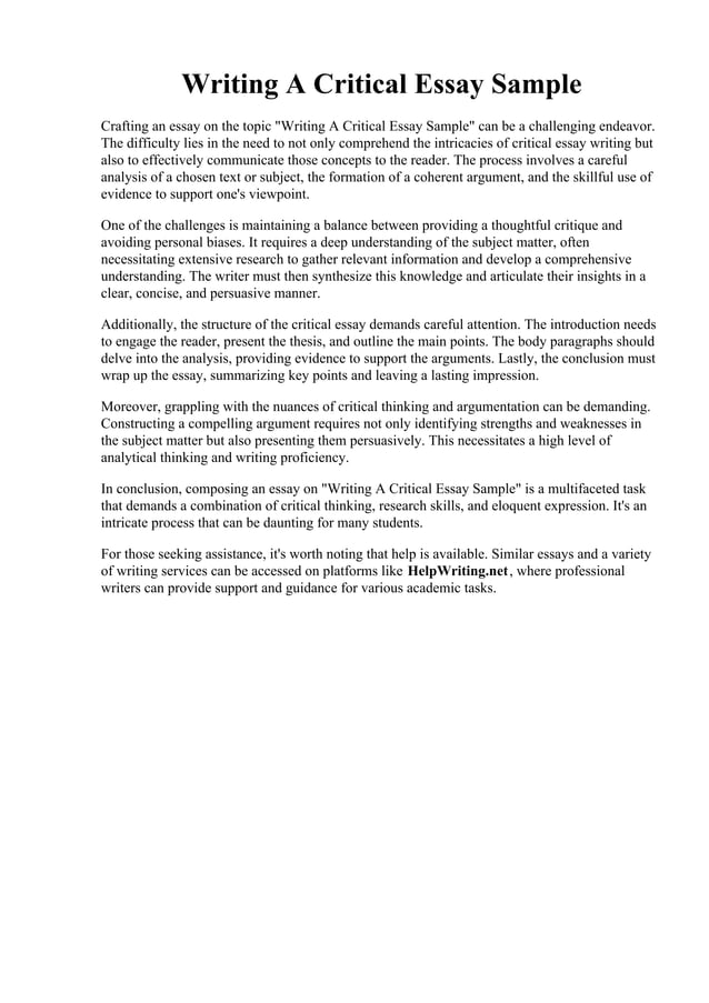 Writing A Critical Essay Sample.pdf