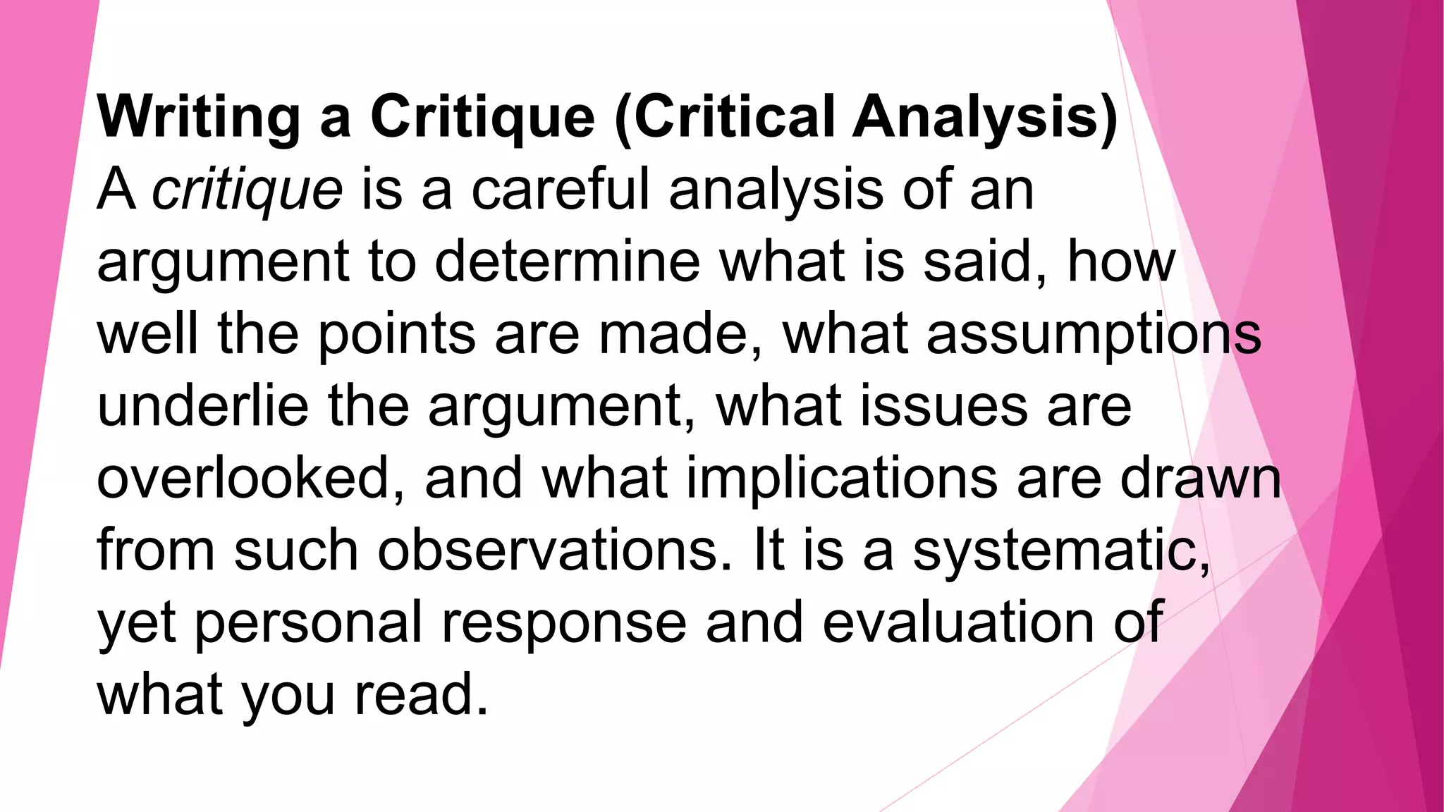 Writing a Critique.pptx