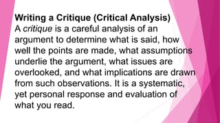 Writing a Critique.pptx