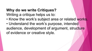 Writing a Critique.pptx