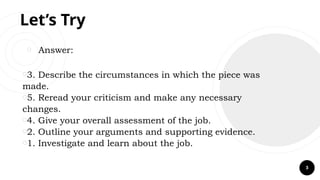 Guidelines in Writing a Critique for Artworks nad Media.pptx