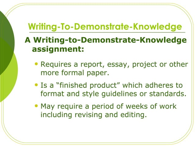 Writing Across the Curriculum | PPT