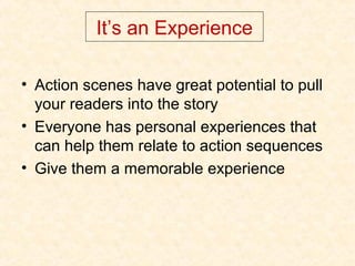 Writing Action Scenes: You'll be Lucky to Survive | PPT