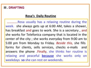 Writing activity routines | PPT