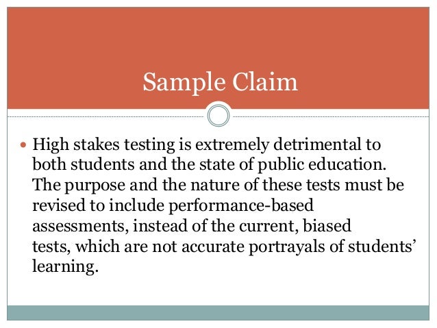 Writing a Debatable Claim