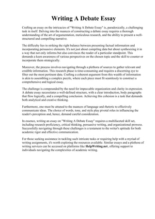 Writing A Debate Essay.pdf