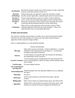 Writing a dissertation | DOC