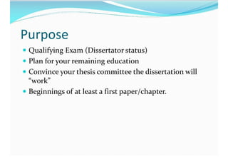 Writing A Dissertation Proposal | PPT
