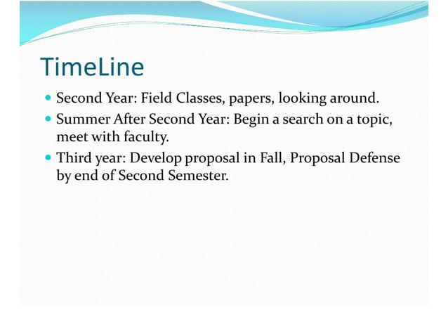 Writing A Dissertation Proposal | PPT