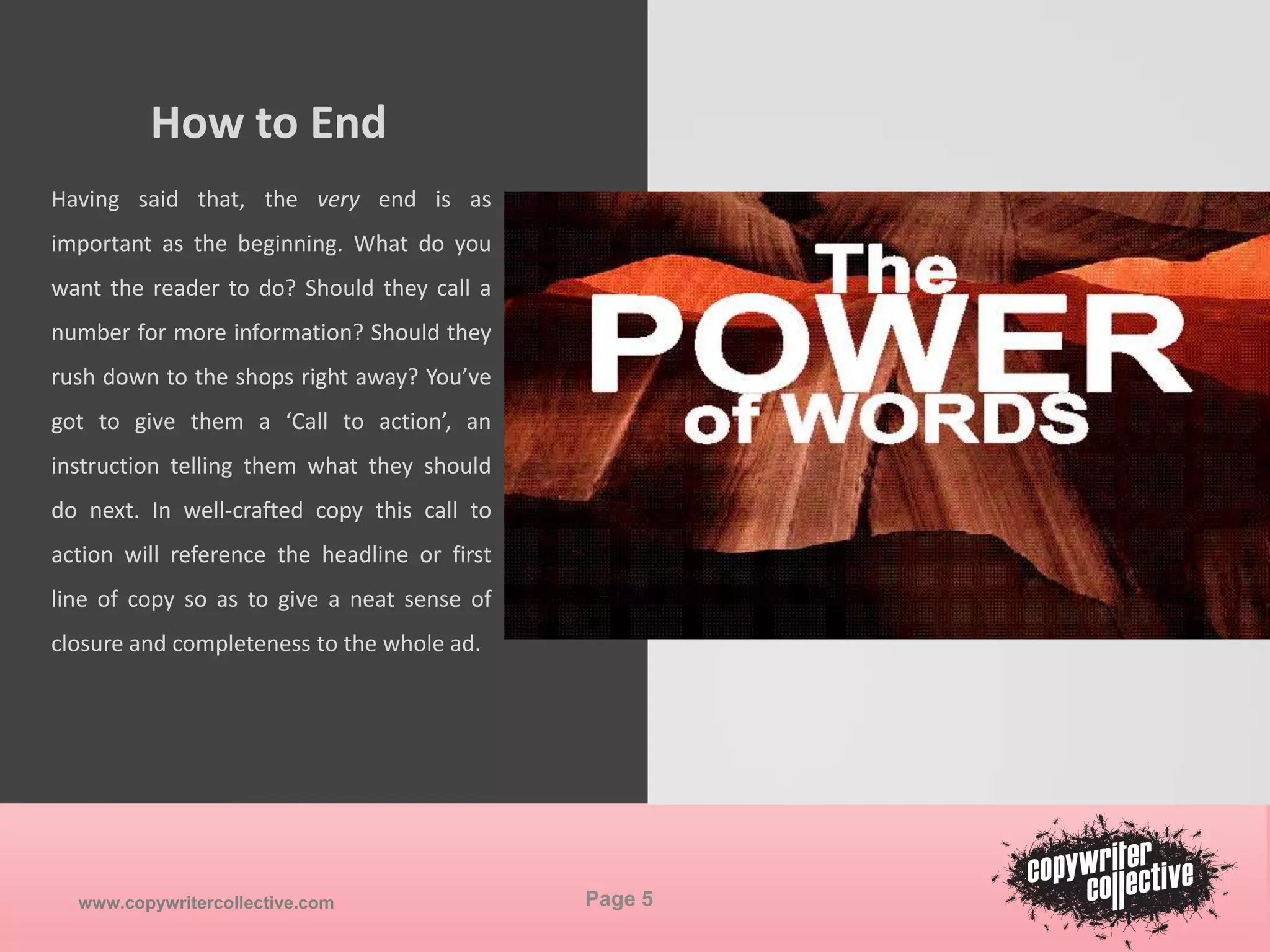Writing ads | PPT