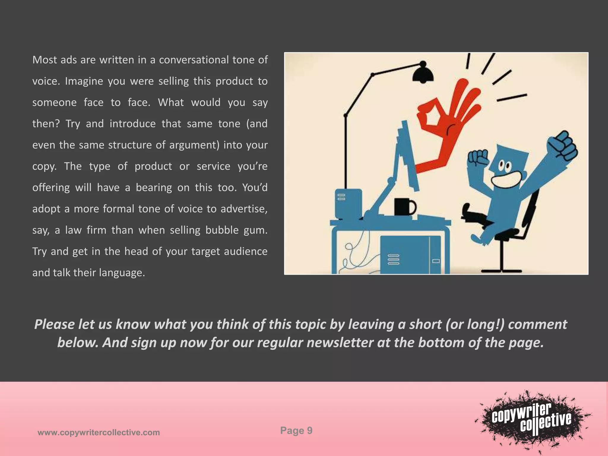 Writing ads | PPT