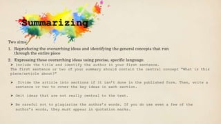Writing advice | PPT