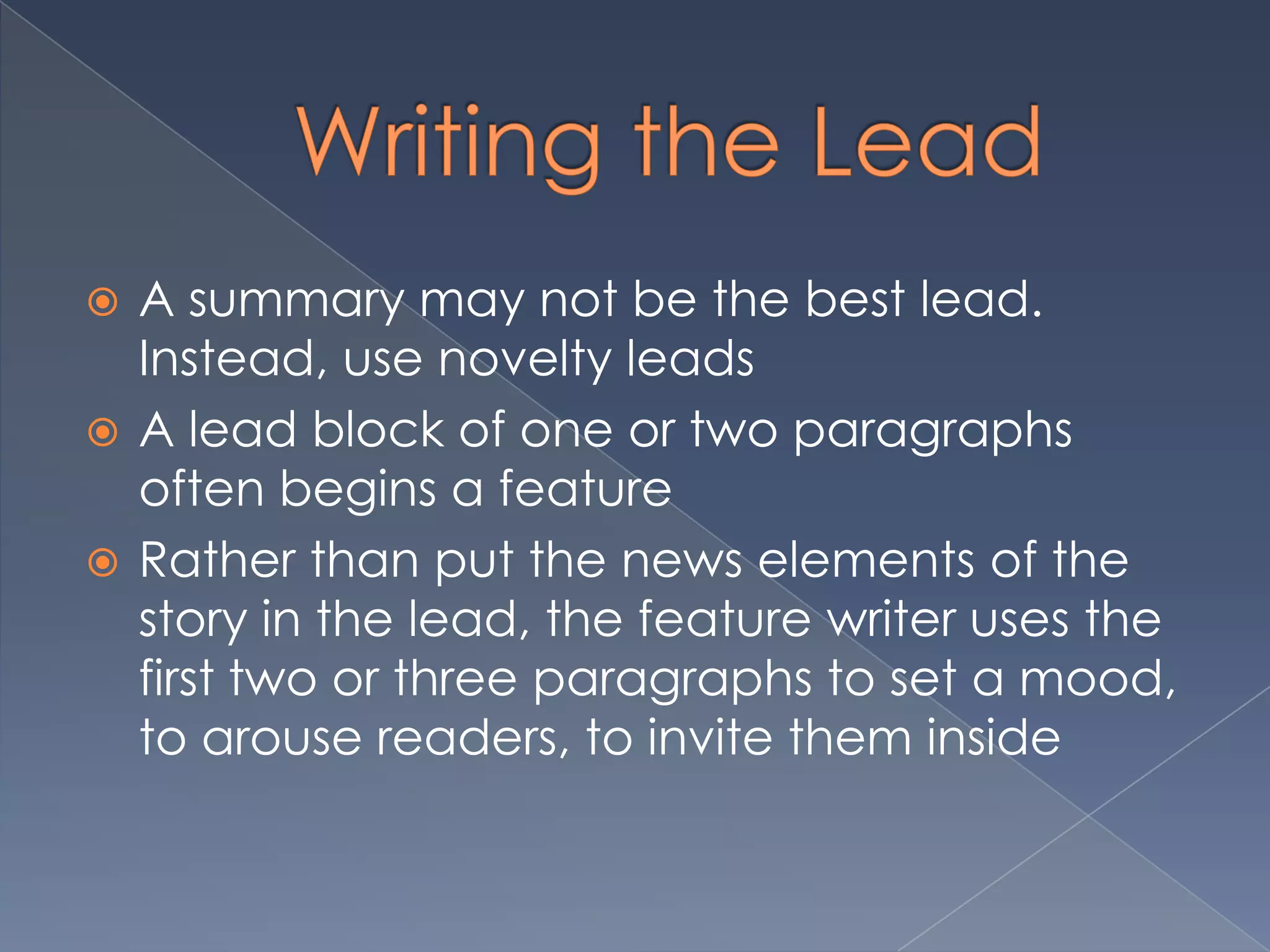 Campus Journalism Feature Article | PPTX