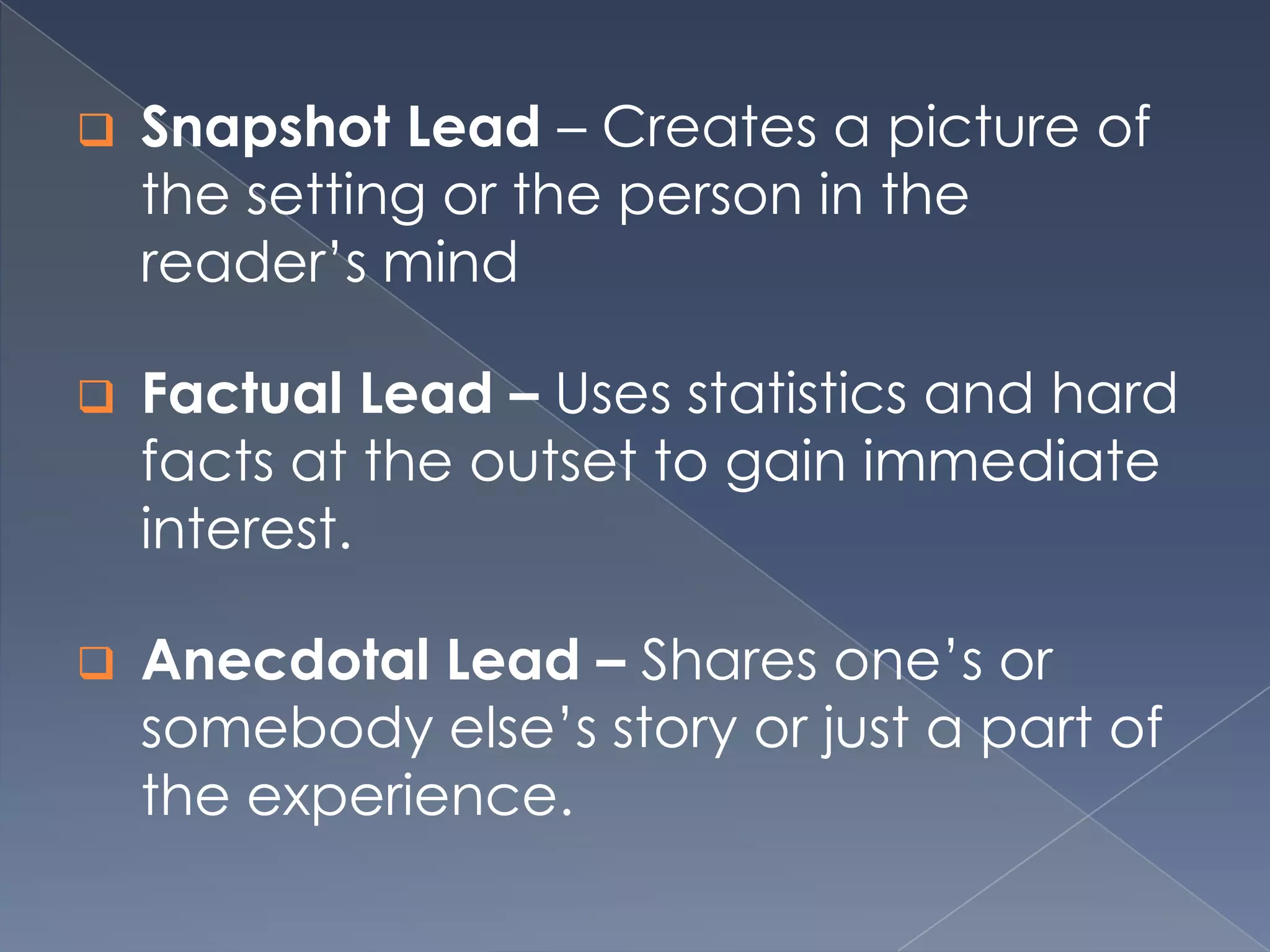 Campus Journalism Feature Article | PPTX