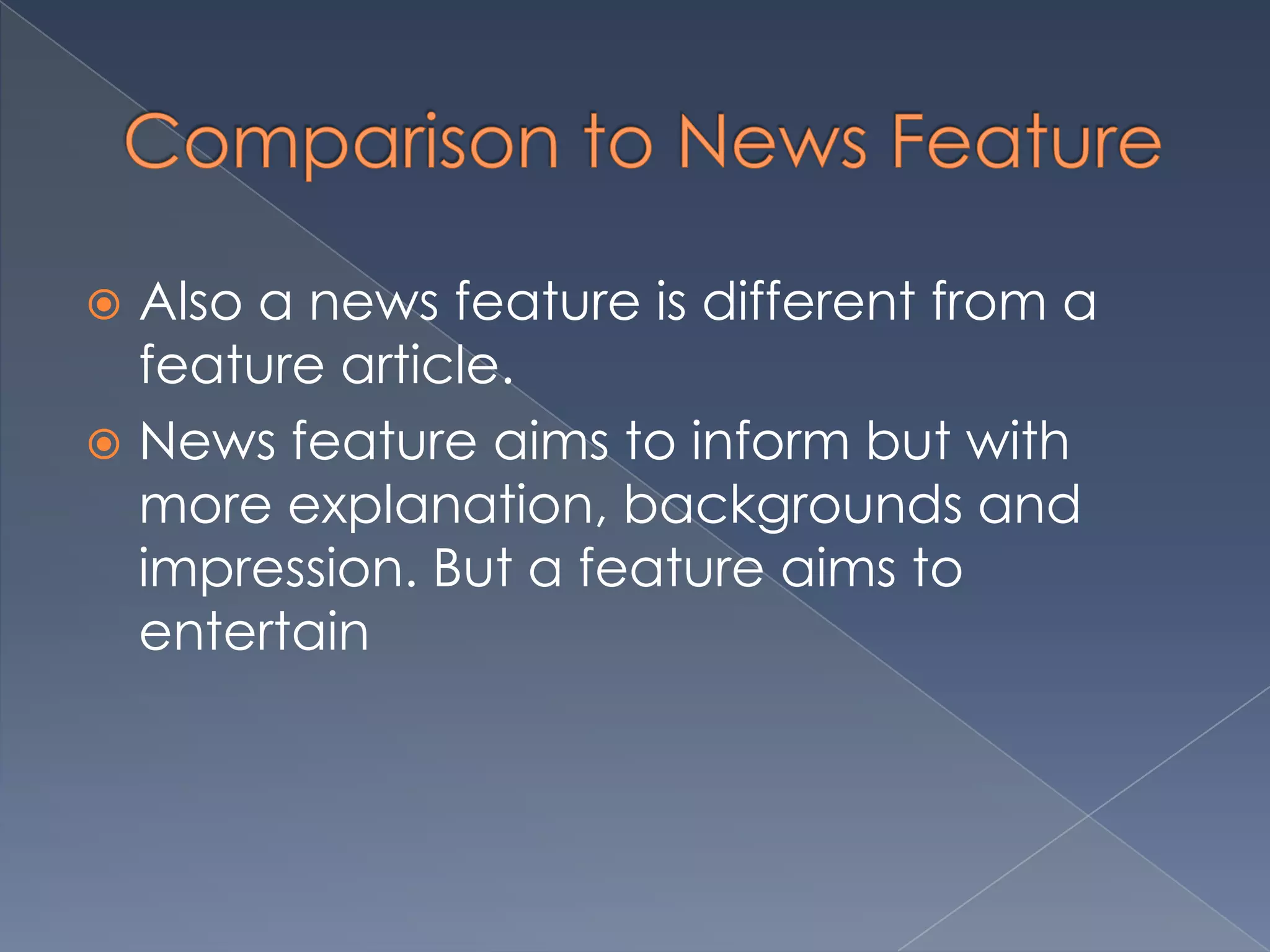 Campus Journalism Feature Article | PPTX