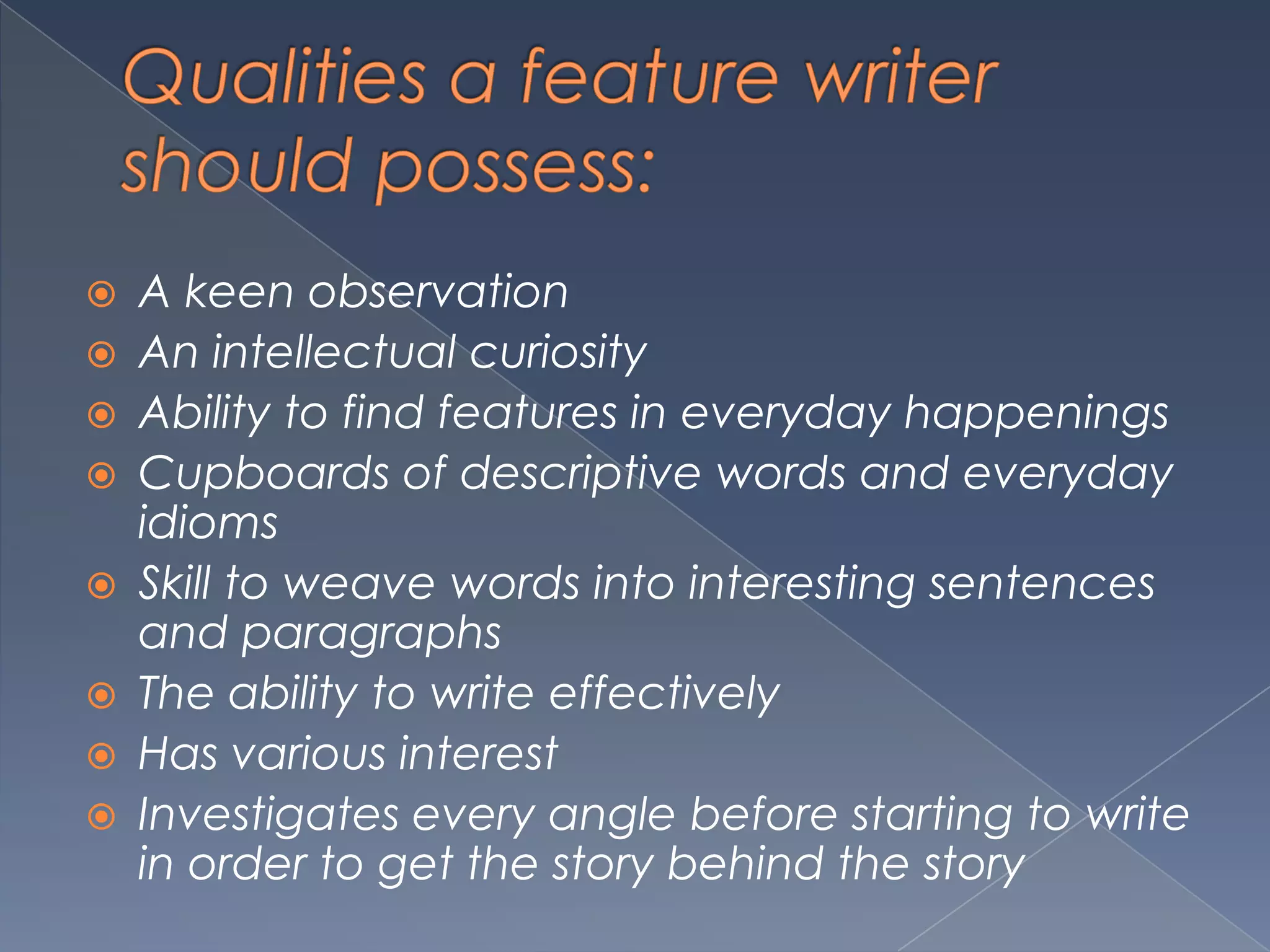 Campus Journalism Feature Article | PPTX