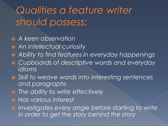 Campus Journalism Feature Article | PPTX