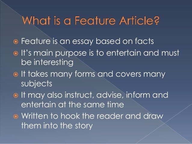 Campus Journalism Feature Article