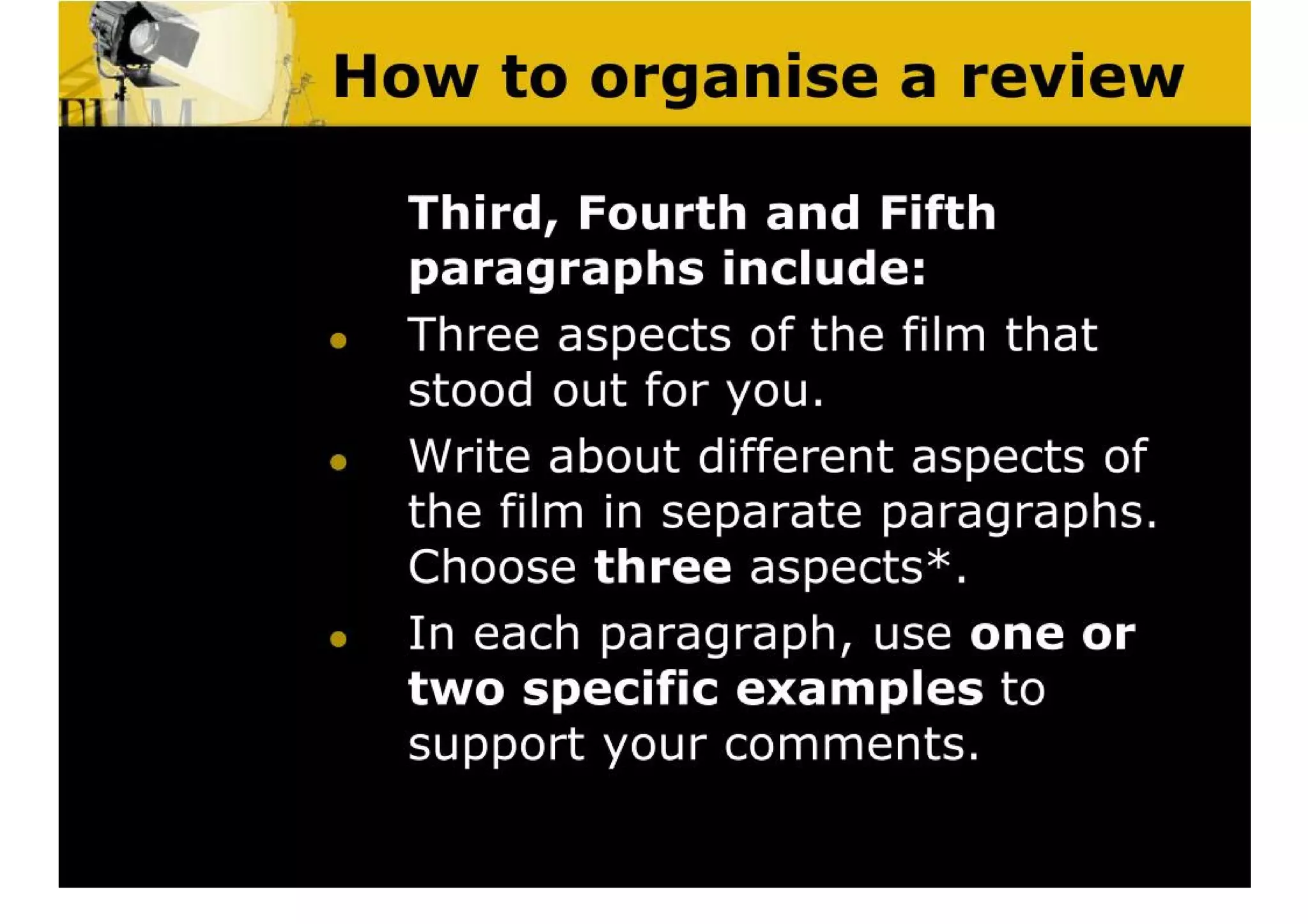 Writing A Film Review | PPT